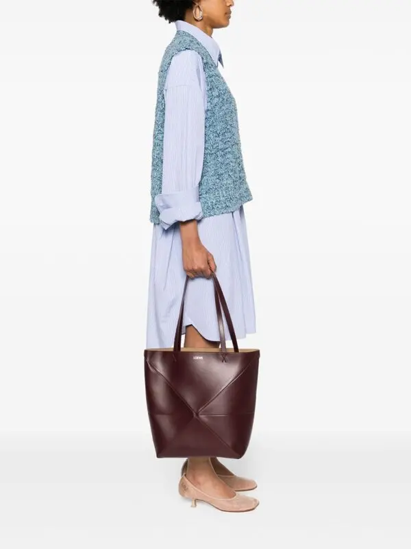 Loewe Puzzle Fold Tote - Red