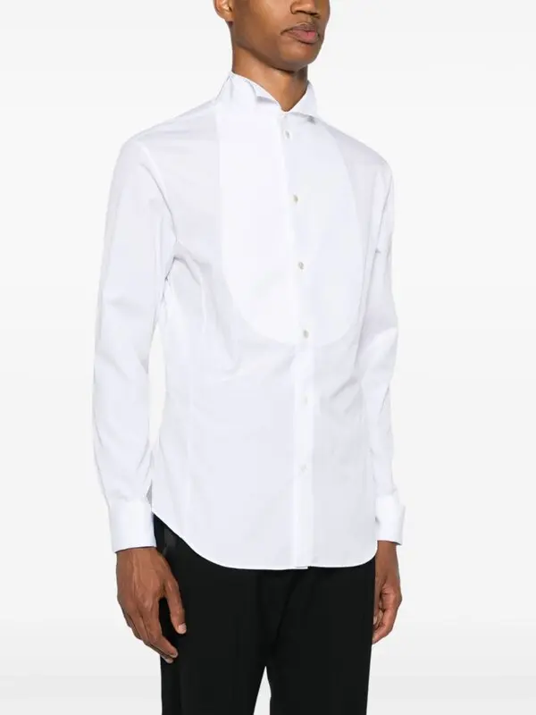 Giorgio Armani Plastron-embellished Tuxedo Shirt