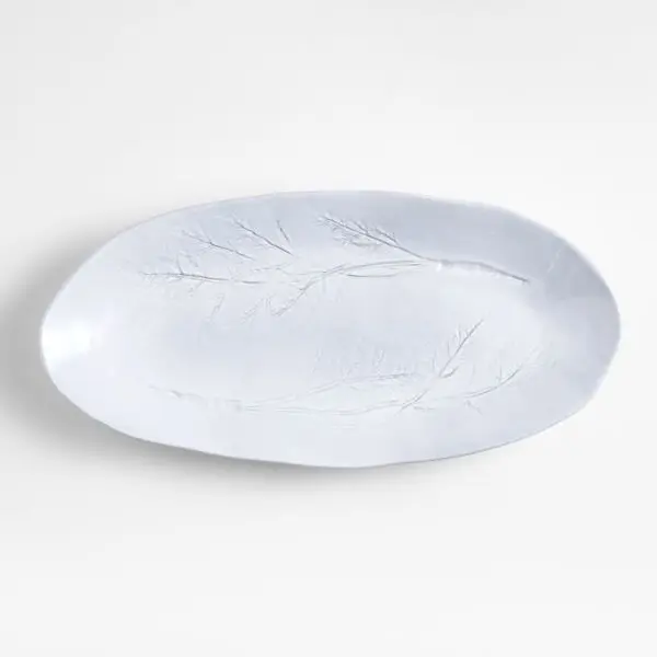 Crate Barrel Carotte Oval Ceramic Serving Platter Laura Kim