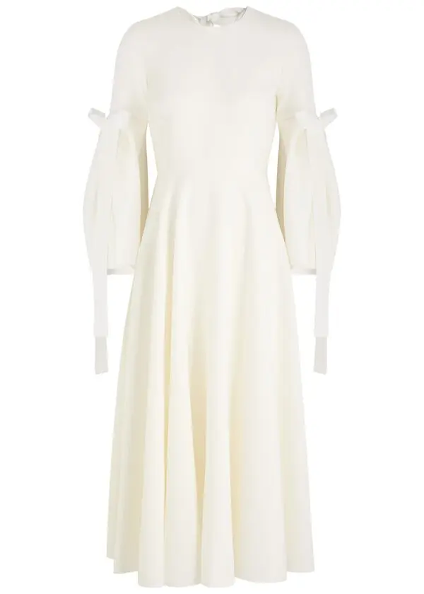 ROKSANDA Calmina Bow-embellished Midi Dress