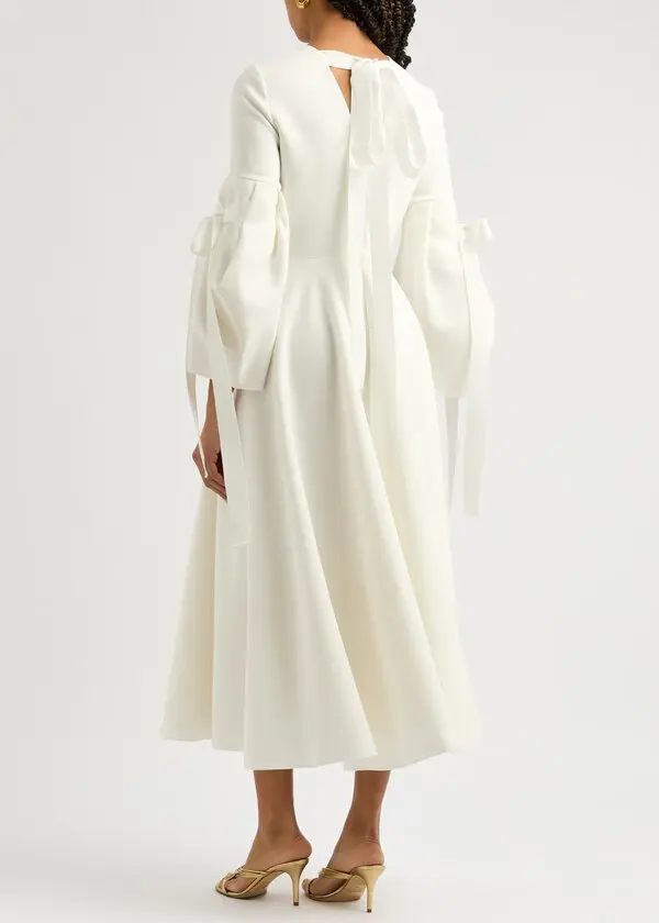 ROKSANDA Calmina Bow-embellished Midi Dress