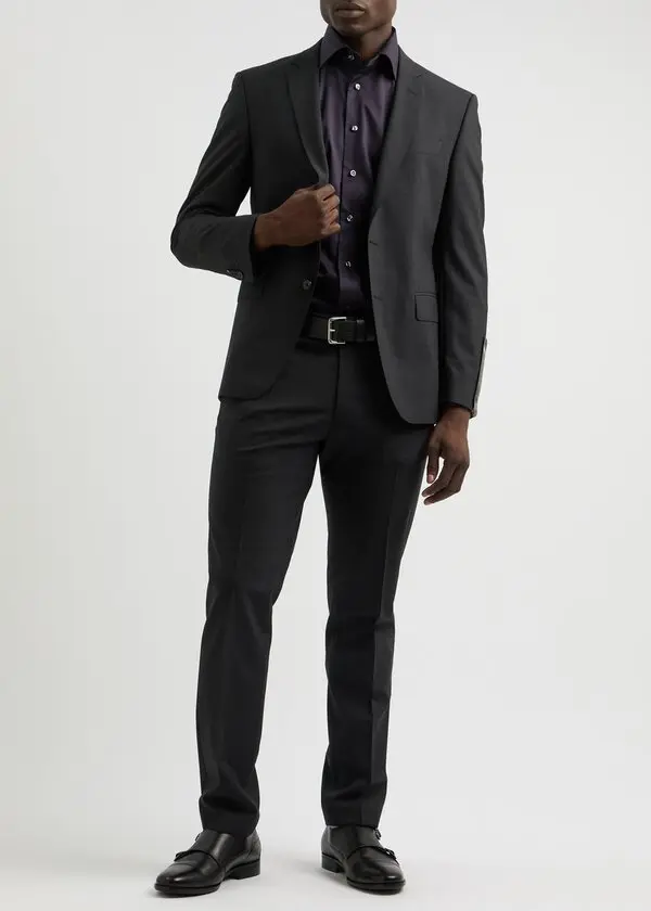 Eton Cotton-twill Shirt - Navy