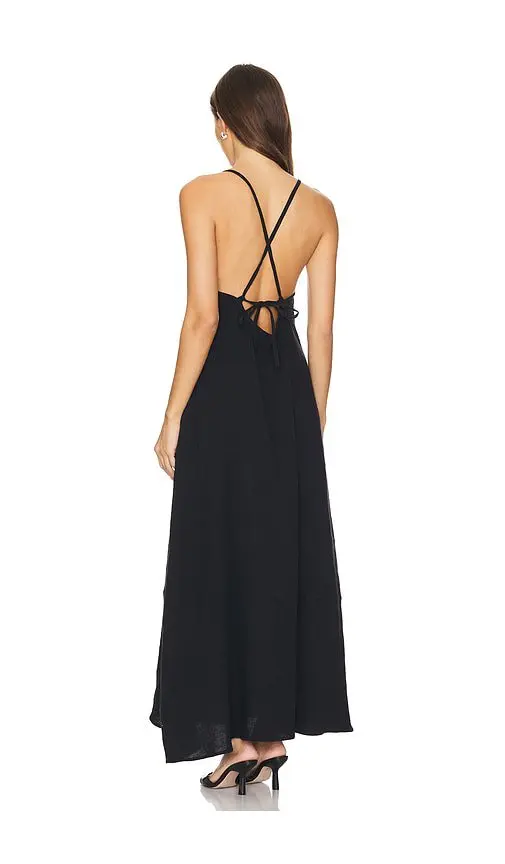 chinese dress ladies Marie White Tiered Maxi Dress M