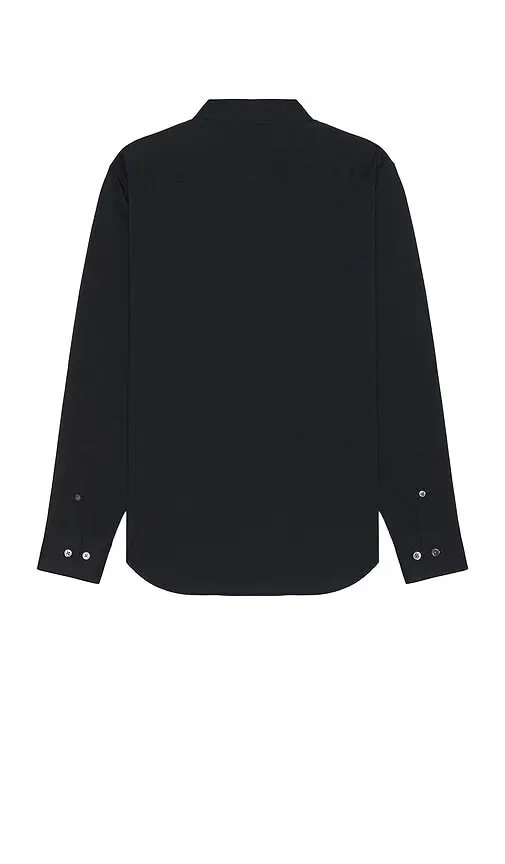 Theory Sylvain Structure Knit Shirt - Black