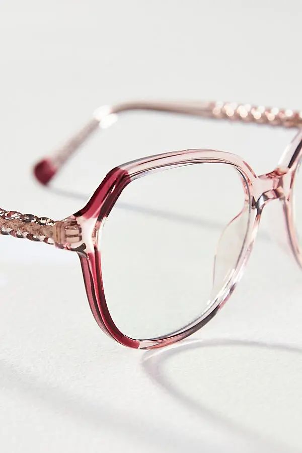 FIFTH & NINTH Nelli Blue Light Glasses - Pink Pattern