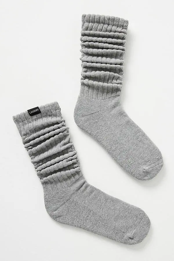 LECHERY® Scrunch Socks - Grey