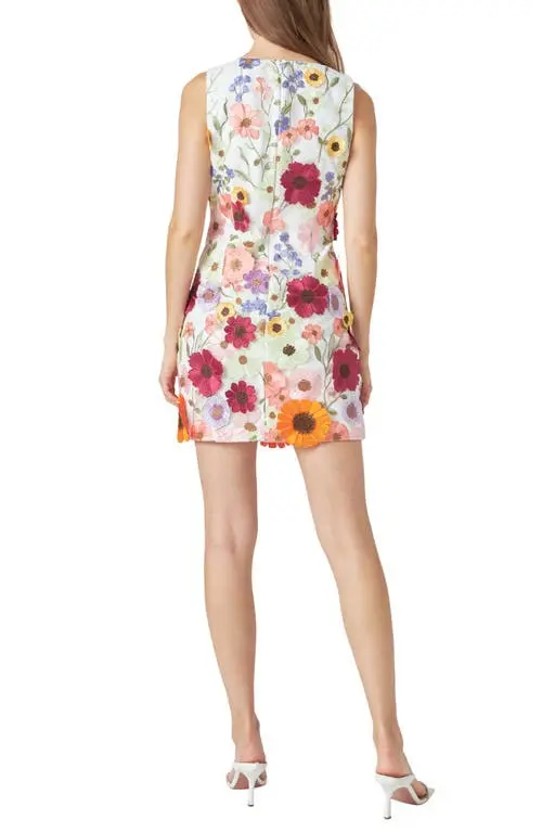 Endless Rose Floral Embroidered Minidress