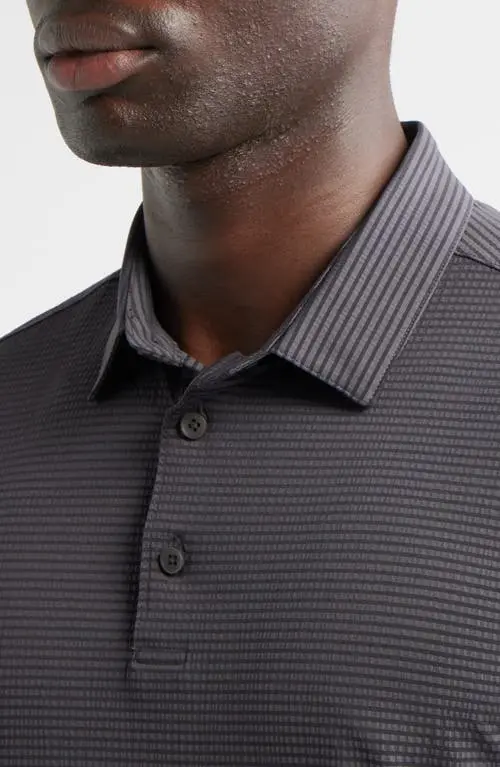 Mizzen+main Copa Pinstripe Polo - Pewter