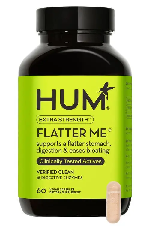 HUM Flatter Me™ Extra Strength Digestive Enzyme Supplement - No Color