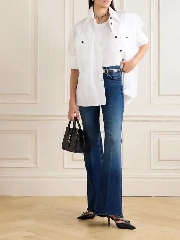 MOTHER The Doozy Cotton-blend Flared Jeans