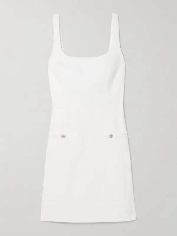 Veronica Beard Sabra Cotton-blend Tweed Mini Dress