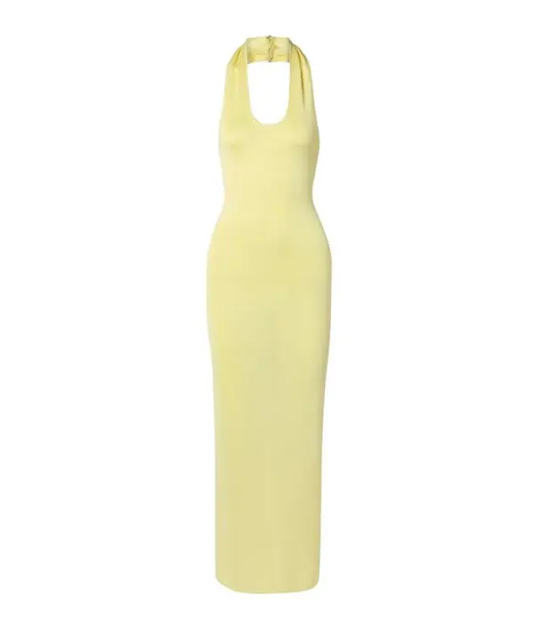 Khaite Coraline Jersey Maxi Dress