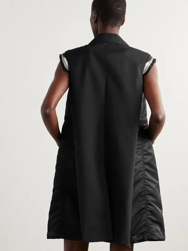 Sacai Canvas-trimmed Vest