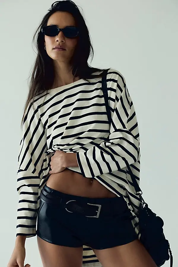 Free People Alessia Vegan Micro Trouser Shorts