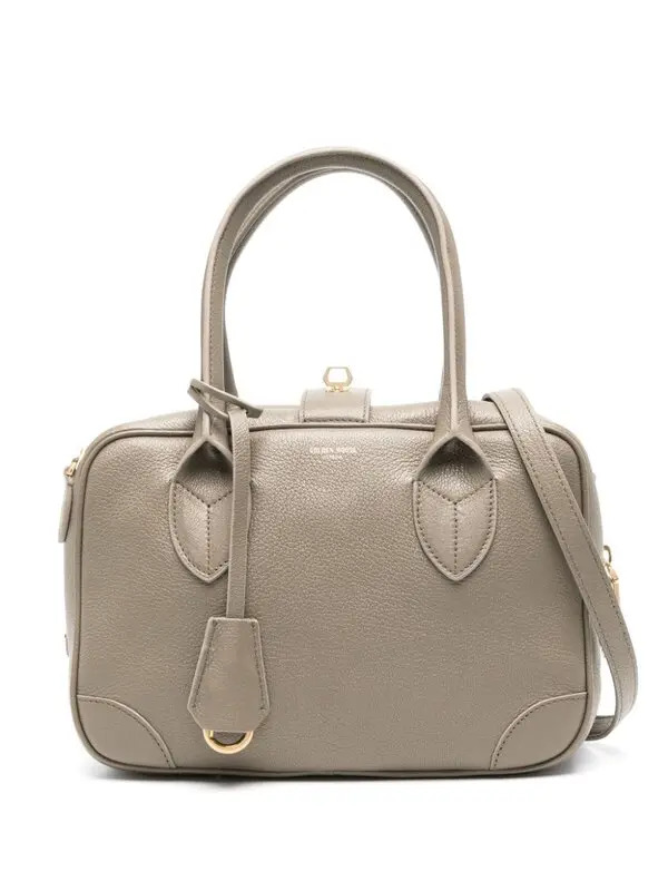 GOLDEN GOOSE Vita Leather Tote Bag - Green
