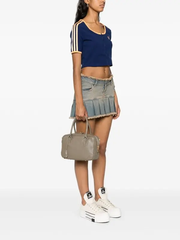 GOLDEN GOOSE Vita Leather Tote Bag - Green