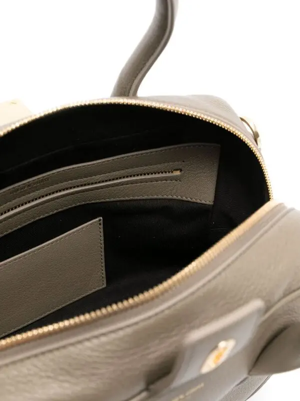 GOLDEN GOOSE Vita Leather Tote Bag - Green
