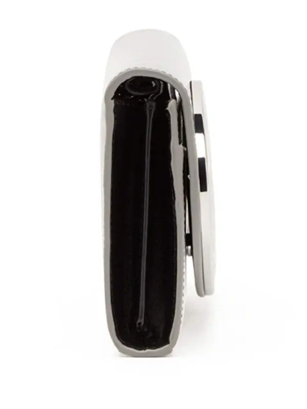 DIESEL® 1dr Leather Chain Wallet - Silver
