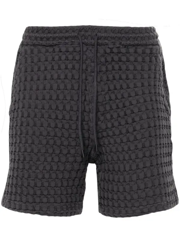 OAS Company Waffle-knit Deck Shorts - Grey