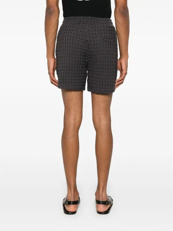 OAS Company Waffle-knit Deck Shorts - Grey