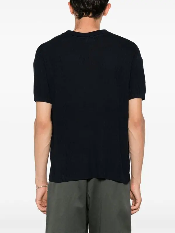 SOULLAND Ciel Ribbed Polo Shirt