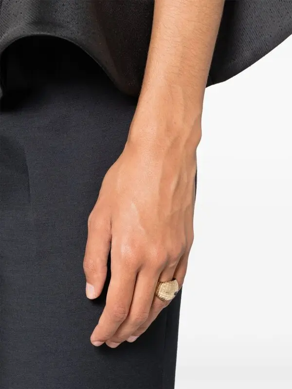 Yvonne Léon 9kt Yellow Boule Disco Ring