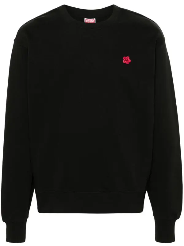 Kenzo Boke Flower-patch Cotton Sweatshirt