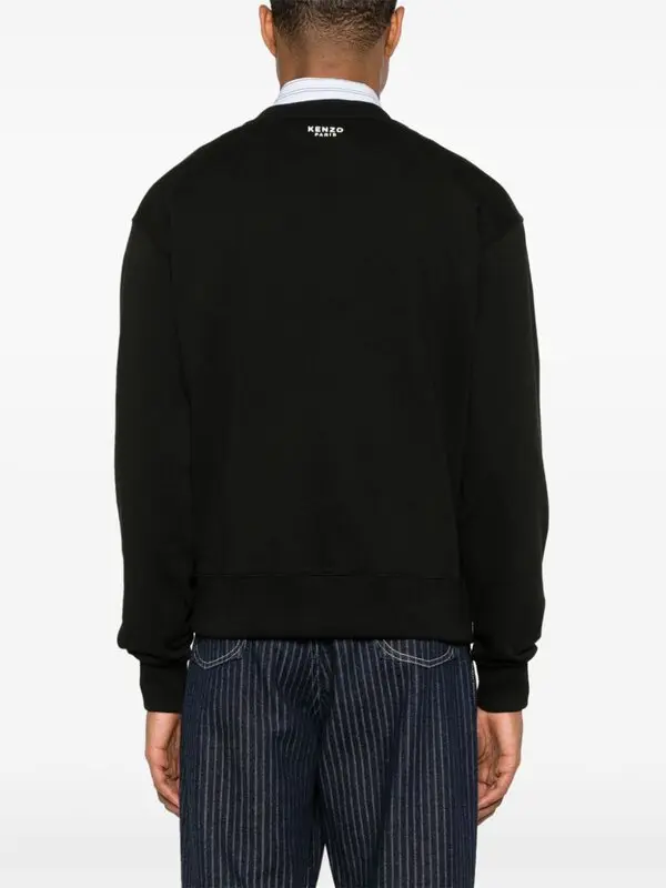 Kenzo Boke Flower-patch Cotton Sweatshirt
