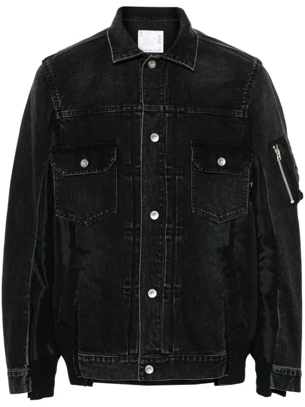 Sacai Patchwork Denim Jacket