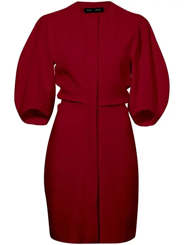 Proenza Schouler Goldie Mini Dress In Red - 65% Off | Editorialist