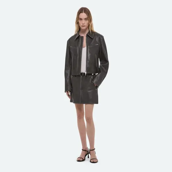 Helmut Lang Leather Biker Jacket