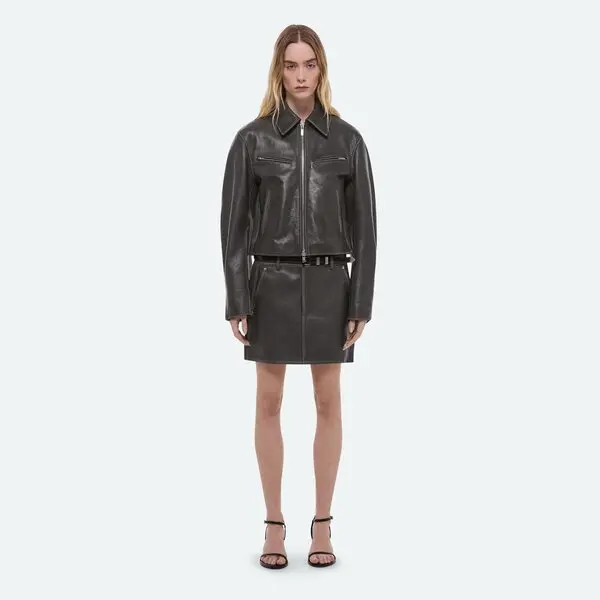Helmut Lang Leather Biker Jacket