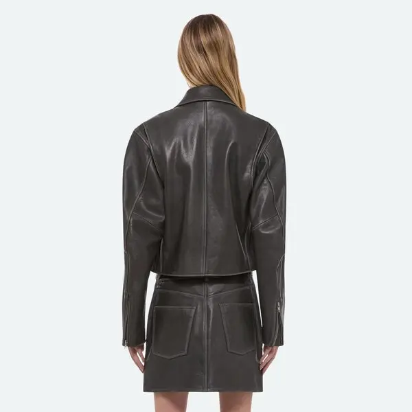 Helmut Lang Leather Biker Jacket
