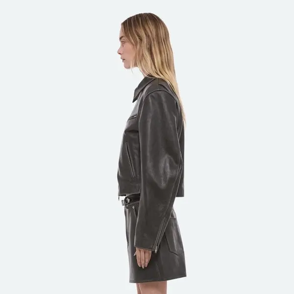Helmut Lang Leather Biker Jacket