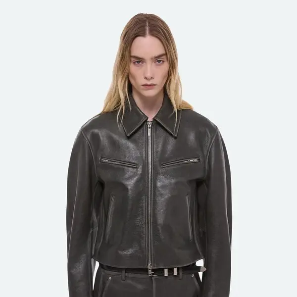 Helmut Lang Leather Biker Jacket