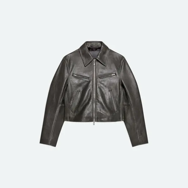 Helmut Lang Leather Biker Jacket
