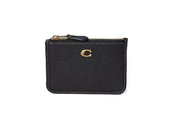 COACH Essential Mini Id Card Case Handbags - Black