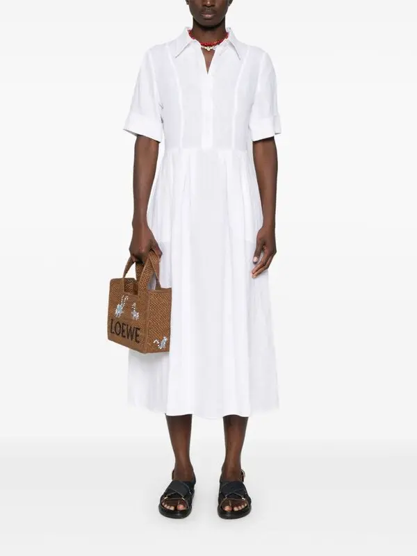 Eleventy Linen Midi Dress
