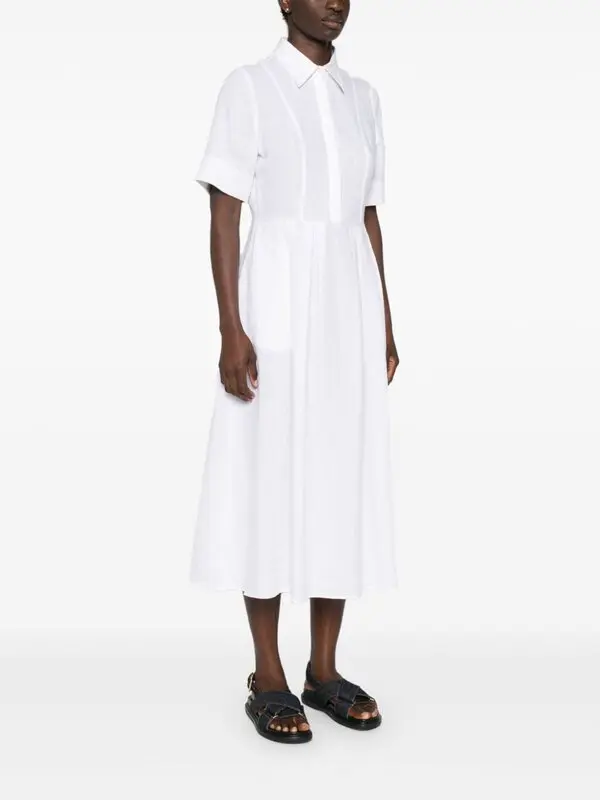 Eleventy Linen Midi Dress