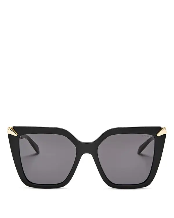 BVLGARI Square Sunglasses, 55mm