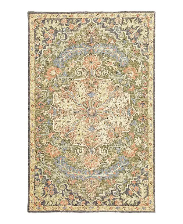 ORIENTAL WEAVERS Alfresco 28401 Area Rug, 5' X 8 - Gray