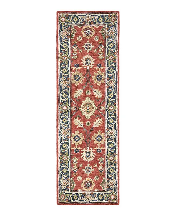 ORIENTAL WEAVERS Alfresco 28404 Runner Area Rug, 2'6 X 8 - Red