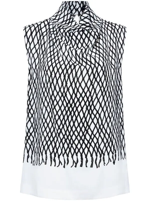 Proenza Schouler Abstract-pattern Top