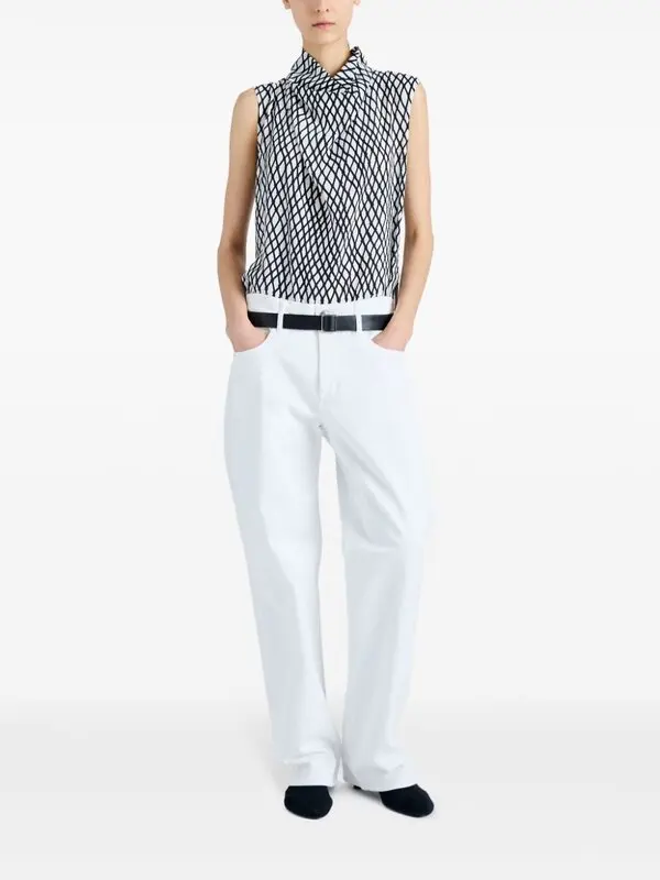 Proenza Schouler Abstract-pattern Top