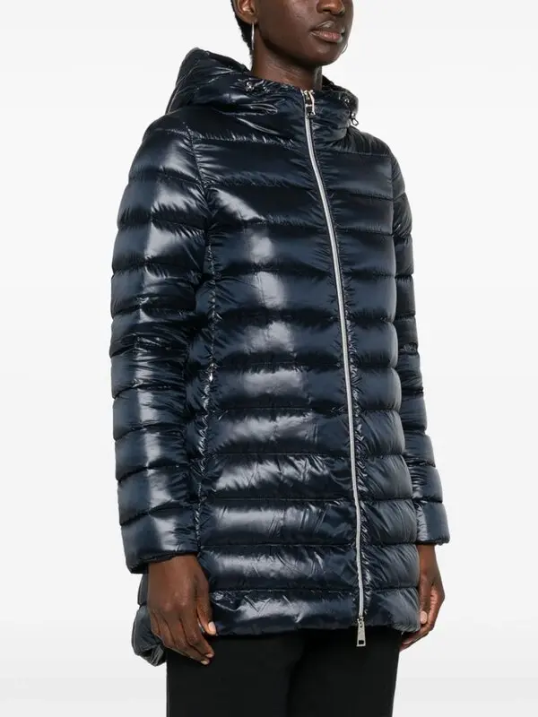 Herno Hooded Puffer Coat - Blue