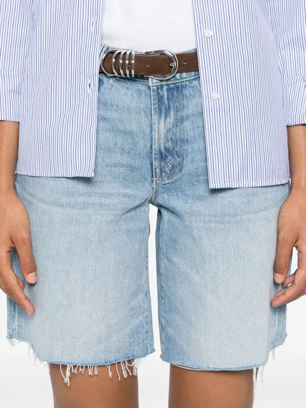 MOTHER Undercover Denim Shorts
