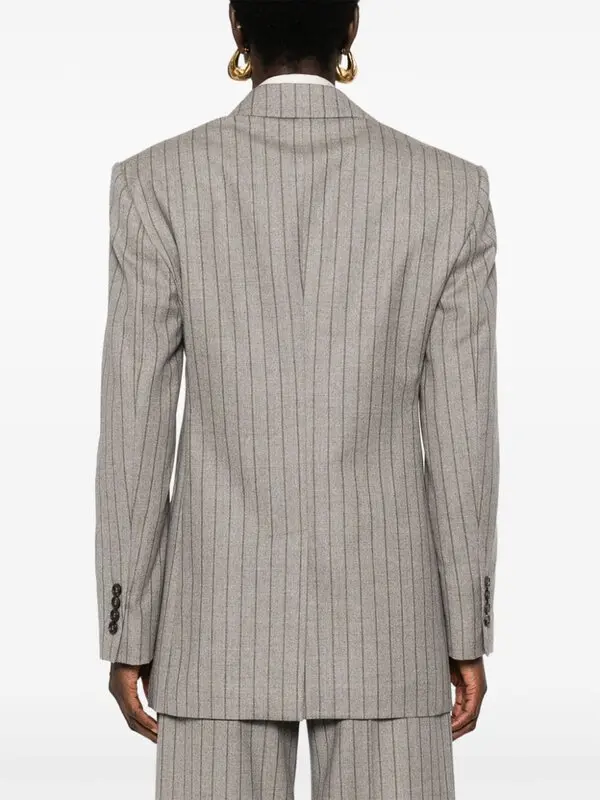 Brunello Cucinelli Striped Double-breasted Blazer