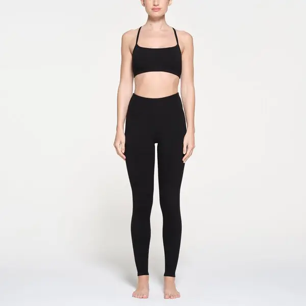 SKIMS High Waisted Banded Legging | Black | | Outdoor - Onyx
