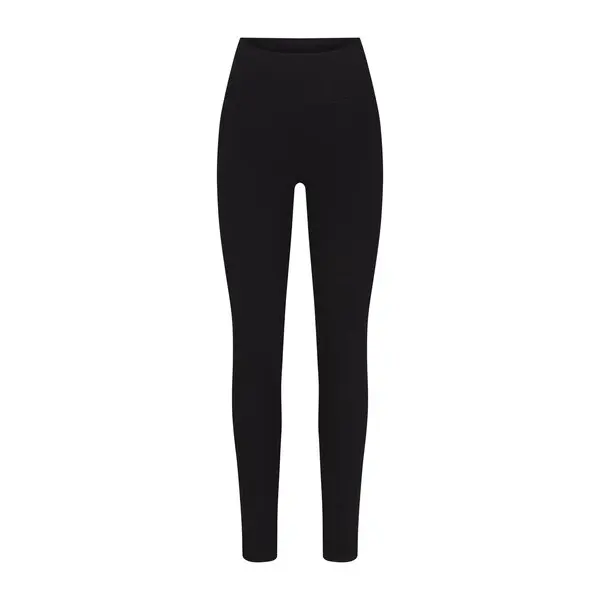 SKIMS High Waisted Banded Legging | Black | | Outdoor - Onyx