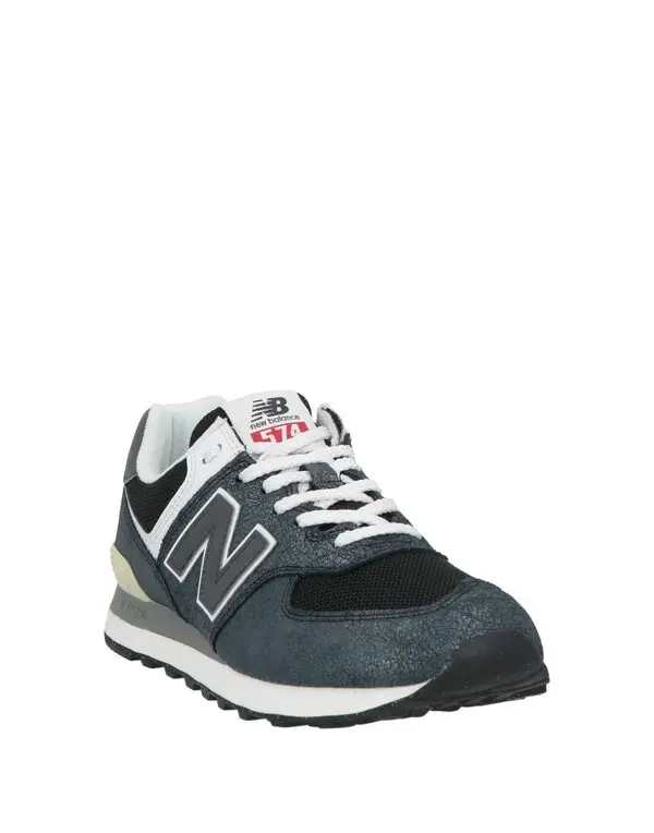 NEW BALANCE Leather And Textile Sneakers - Blue